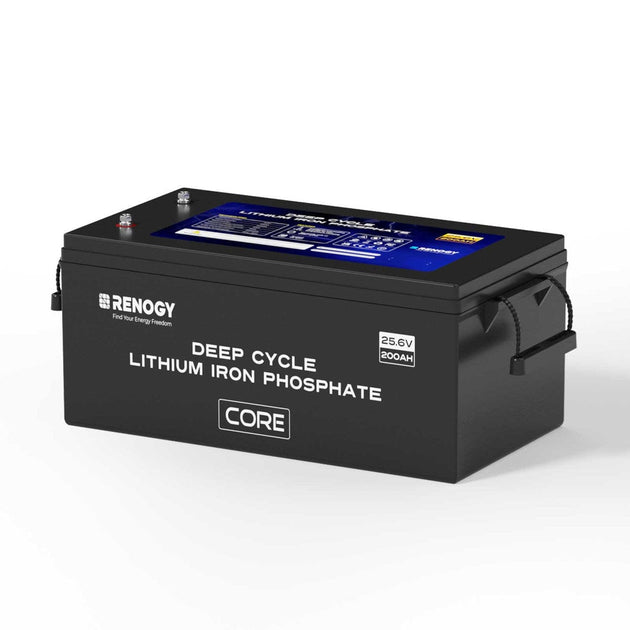 Renogy CORE 24V 200Ah Lithium Iron Phosphate Battery with Self-Heating ...