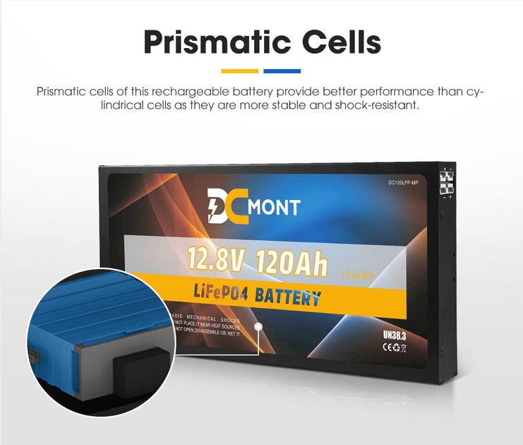 DC MONT 12V 120Ah Slimline Lithium Battery LiFePO4 – AussieOutbackStore