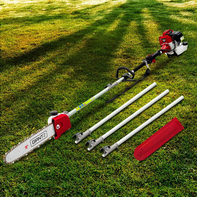 62CC Pole Chainsaw 12in Chain Saw Petrol 4.3m Long Reach ...