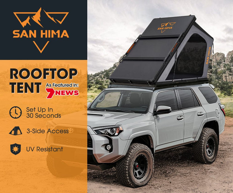 San Hima Kalbarri Gen 2 Lite Roof Top Tent Hardshell With Ladder ...