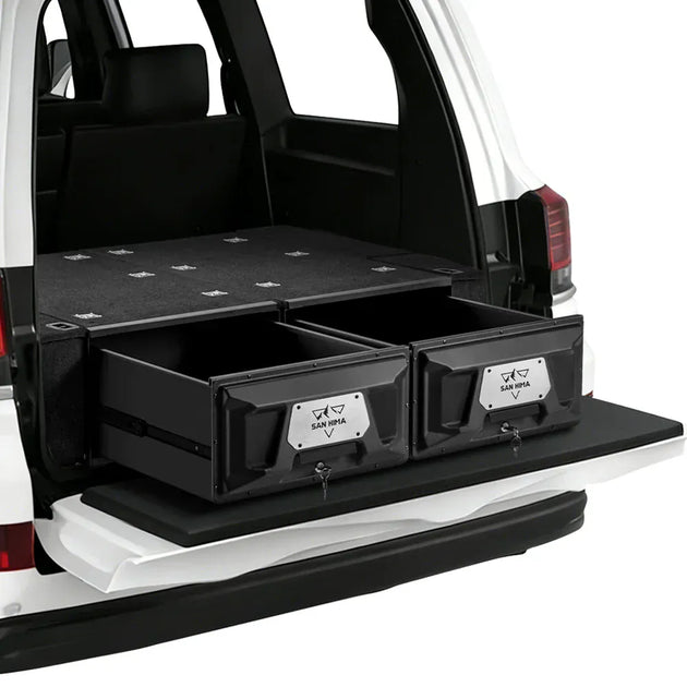 San Hima 1300mm 4WD Rear Drawer System – Dual Drawers + DIY Wing Kit ...