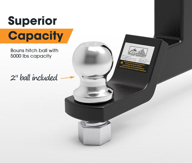 Dual Hitch Ball Mount Tongue Multi Use 2" Tow Bar – AussieOutbackStore